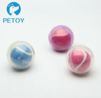 China Commercial TPR Dog Tennis Ball Toy 9cm 71g Durable Bouncy Pet Toy for sale