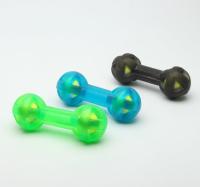 China TPR Dumbbell Large Dog Toy 16.5cm Eco Friendly Rubber Chew Toy for Dogs for sale