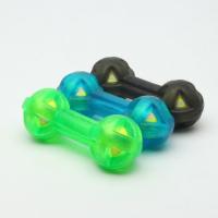 China TPR Dumbbell Large Dog Toy 16.5cm Eco Friendly Rubber Chew Toy for Dogs for sale