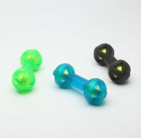 China TPR Dumbbell Large Dog Toy 16.5cm Eco Friendly Rubber Chew Toy for Dogs for sale