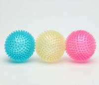 China Soft Bouncing  TPR Dog Toy Plastic Squeaky Dog Balls Customized Color for sale
