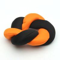 China Donut Shape Chewable Dog Toy 20cm Durable Soft Chew Toy for Puppies Interactive Pet Toy for sale