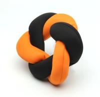 China Donut Shape Chewable Dog Toy 20cm Durable Soft Chew Toy for Puppies Interactive Pet Toy for sale