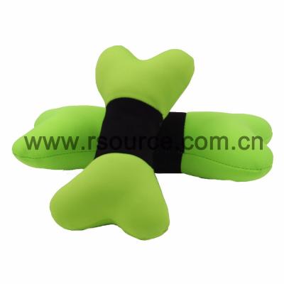 China Rugby Floating Dog Toy 14cm PP Cotton Water Fetch Toy for Summer Play for sale