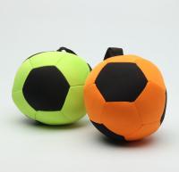 China Football Round Floatable Dog Toy 14cm Durable Pet Fetch Toy for Water and Land Play for sale