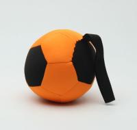 China Football Round Floatable Dog Toy 14cm Durable Pet Fetch Toy for Water and Land Play for sale
