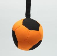 China Football Round Floatable Dog Toy 14cm Durable Pet Fetch Toy for Water and Land Play for sale