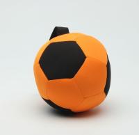 China Football Round Floatable Dog Toy 14cm Durable Pet Fetch Toy for Water and Land Play for sale