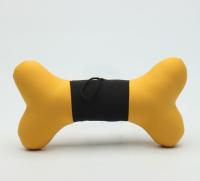 China Bone Shape Dog Water Fetch Toy Cloth PP Cotton Floating S 15x5cm L 21x7cm for sale