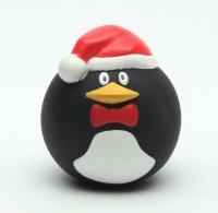 China Vinyl Penguin Squeaky Dog Toy 8 cm Small Medium Pet Latex Chew Toy OEM ODM for sale