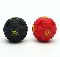 China Non Toxic Pet Toy Treat Ball 8.5 cm Vinyl Treat Ball for Sale China for sale