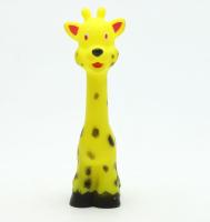 China Customized Giraffe Vinyl Pet Chew Toy for Dogs 19cm Height Durable Dog Toy for sale