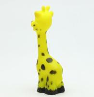 China Customized Giraffe Vinyl Pet Chew Toy for Dogs 19cm Height Durable Dog Toy for sale