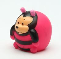 China Wholesale 7cm Ladybug Vinyl Dog Toy Making Supplies for Pet Toys for sale