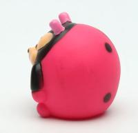 China Wholesale 7cm Ladybug Vinyl Dog Toy Making Supplies for Pet Toys for sale