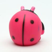 China Wholesale 7cm Ladybug Vinyl Dog Toy Making Supplies for Pet Toys for sale