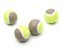China Durable Indestructible Dog Tennis Ball Customized Size Environmental Friendly for sale