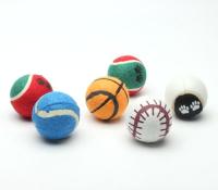 China Custom Printed Tennis Balls for Dog Fetch 2.5 Inch Pet Toy Pack for sale