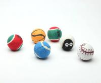 China Custom Printed Tennis Balls for Dog Fetch 2.5 Inch Pet Toy Pack for sale