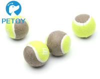 China Cotton Rope Pet Training Tennis Balls 6.5cm Durable Outdoor Dog Toys for sale