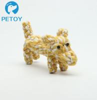 China Eco - Friendly  Durable Pet Toys Cute Animal Shape For Tugging Chewing for sale