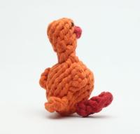 China Durable Cotton Rope Pet Toy Duck Design 84g for Puppy Tugging Chewing for sale