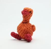 China Durable Cotton Rope Pet Toy Duck Design 84g for Puppy Tugging Chewing for sale