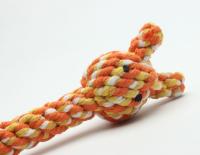 China Cotton Rope Dog Toy Rabbit Shape Eco Friendly Pet Chew Toy 100% Durable for sale