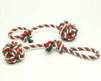 China Eye - Catching  Durable Dog Rope Pull Toys Varied Bright And Fun Patterns for sale
