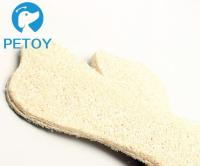 China Eco Friendly Natural Loofah Pet Dog Toy 12x3.5cm for Chewing and Play for sale