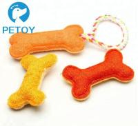 China Bone Shape Chew Durable Pet Toys Customized Color For Dog Tooth Cleaning for sale