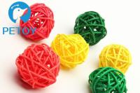 China Natural Rattan Ball Pet Toy for Cats and Dogs Durable 4cm 6cm 8cm Sizes for sale