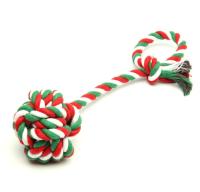 China Cotton Interactive Rope Knot Ball Dog Toy Durable for Extended Tough Play 32cm 43cm for sale