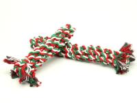 China Customized Cotton Rope Dog Toy 32cm 43cm Durable Pet Teeth Cleaning Play for sale
