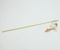 China Cotton Cat Toy Stick Fish and Chicken Pet Toy for Interactive Play OEM Custom for sale