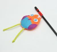 China 2018 cheap cotton teaser for cat toy set cheap cat teaser for sale