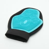 China Commercial Rubber Pet Grooming Glove Universal Size Environmental Friendly for sale