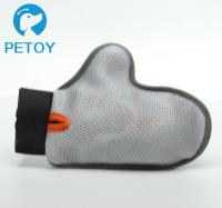 China Pet Grooming Glove Hair Remover for Long Haired Cats Dogs 24x19cm Rubber Fiber for sale