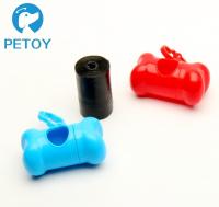China Biodegradable Dog Poop Bags 26x32cm with Dispenser Leash Clip 20 Rolls for sale
