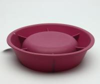 China Round Custom Silicone Pet Bowls FDA Food Grade 750ml 1250ml Eco-Friendly for sale