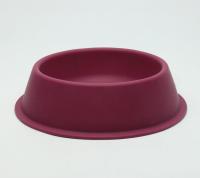 China FDA Standard Red Plastic Pet Bowls Dog Food and Water Bowl Food Grade 21.5cm 26.5cm for sale
