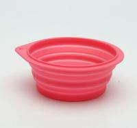 China Collapsible Silicone Dog Travel Water Bowl 250ml-2000ml FDA Certified BPA Free for sale
