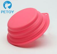 China Collapsible Silicone Dog Travel Water Bowl 250ml-2000ml FDA Certified BPA Free for sale