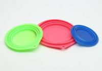 China Collapsible Silicone Dog Travel Water Bowl 250ml-2000ml FDA Certified BPA Free for sale