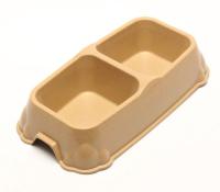 China Biodegradable Bamboo Pet Bowl 12x16.5x7 CM Non-Slip No Bend Design for Puppy for sale