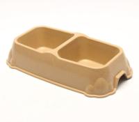 China Biodegradable Bamboo Pet Bowl 12x16.5x7 CM Non-Slip No Bend Design for Puppy for sale