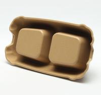 China Biodegradable Bamboo Pet Bowl 12x16.5x7 CM Non-Slip No Bend Design for Puppy for sale