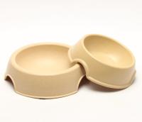 China Biodegradable Bamboo Fiber Pet Feeding Bowl Custom Dogs Cats Bowl S M L XL for sale