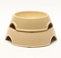 China Biodegradable Bamboo Fiber Pet Feeding Bowl Custom Dogs Cats Bowl S M L XL for sale