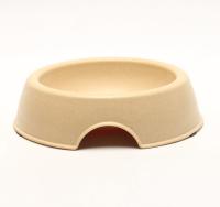 China Biodegradable Bamboo Fiber Pet Feeding Bowl Custom Dogs Cats Bowl S M L XL for sale